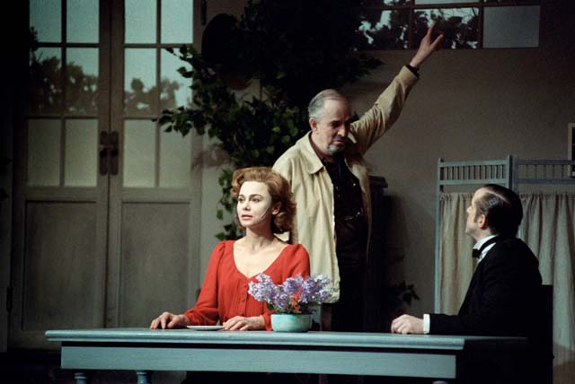 Fröken Julie, bakombild, Bergman, Peter Stormare, Lena Olin, Dramaten, 1991