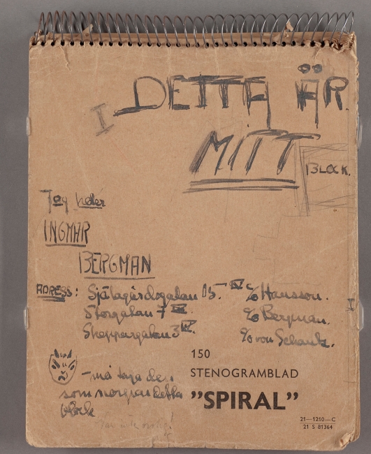 Writings, Writings - Productions - Ingmar Bergman